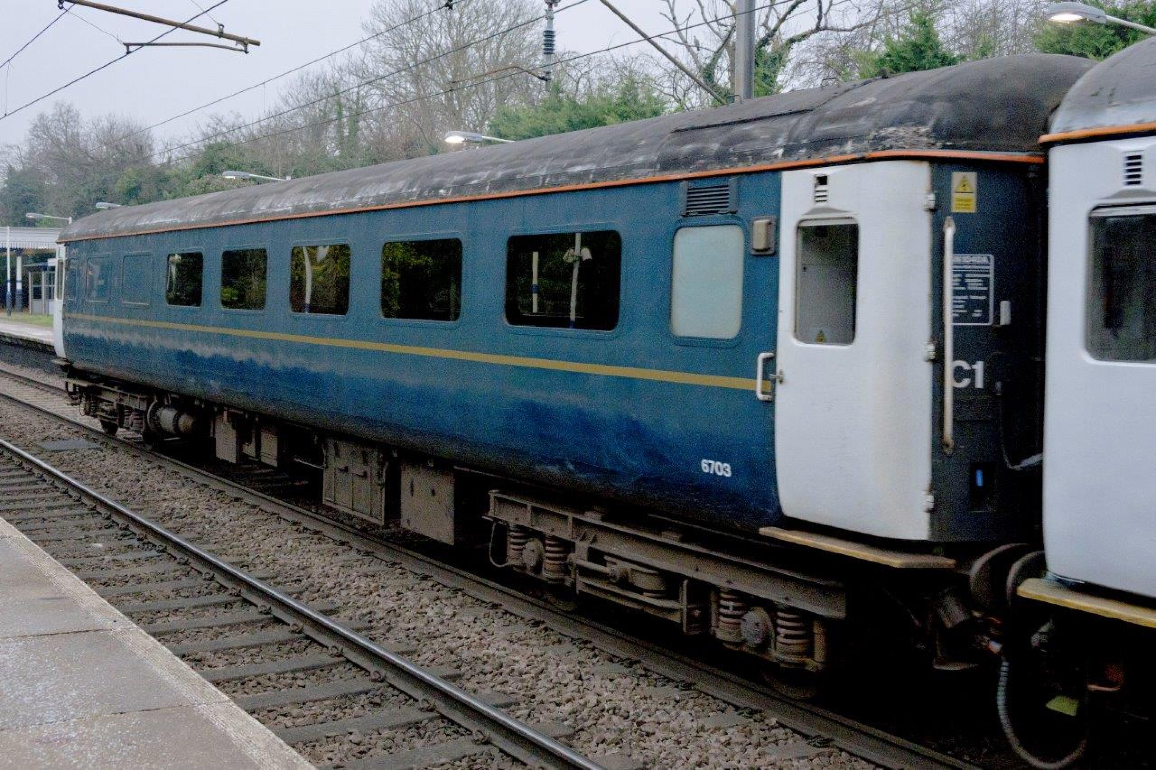 BR 3308 Mk 2f Open First, later Sleeper Reception Car Built 1973