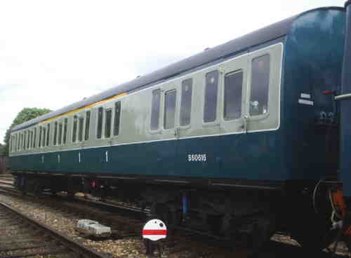 BR 60616 Class 207 DEMU trailer composite Built 1962